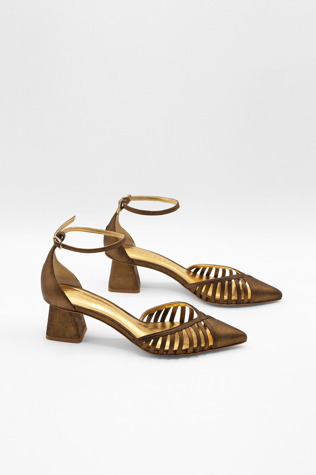 TIRSA 5 BRONZE wedding shoes – flordeasoka